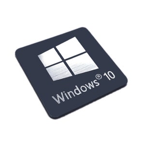 Windows 10 Sticker Case Badge Emblem Aufkleber Decal TWO Emblems - Etsy