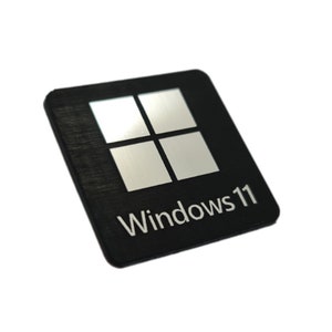 Windows 11 - Sticker Case Badge Emblem Aufkleber Decal - Two Emblems - Etsy