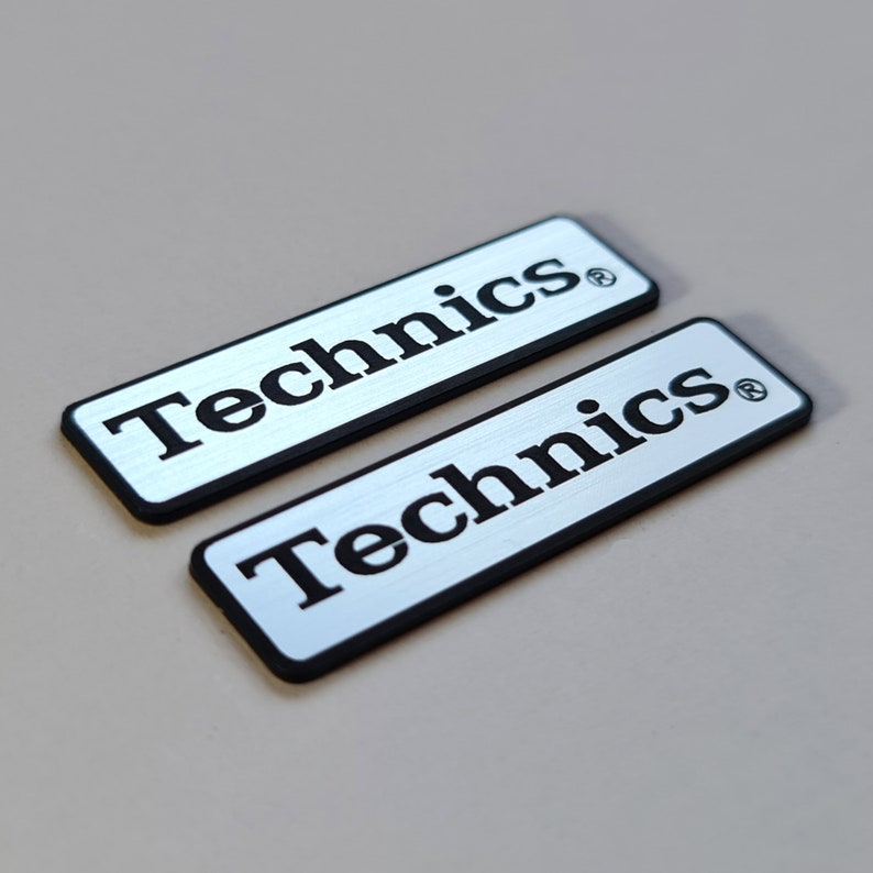 Technics - Sticker Case Badge Emblem Aufkleber Decal - Two Emblems - Etsy