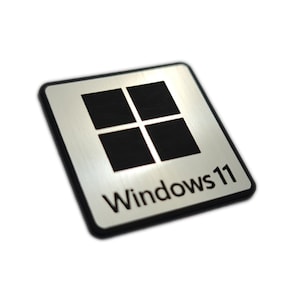 Windows 11 - Sticker Case Badge Emblem Aufkleber Decal - Two Emblems - Etsy