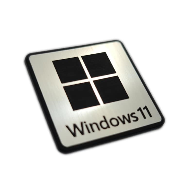 Windows 11 - Sticker Case Badge Emblem Aufkleber Decal - Two Emblems - Etsy