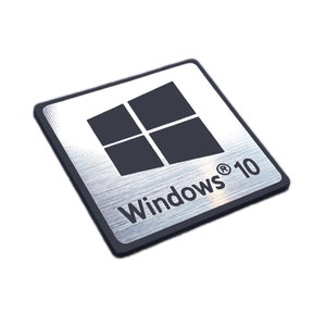 Windows 10 Sticker Case Badge Emblem Aufkleber Decal TWO Emblems - Etsy