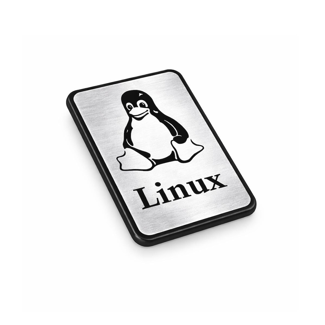 Linux - Sticker Badge Emblem Aufkleber Decal - 35 Mm X 25 Mm - Etsy