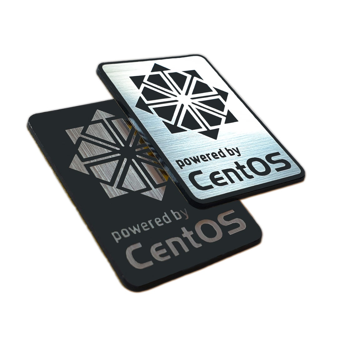 Centos Linux Sticker Badge Emblem Aufkleber Decal - TWO Emblems - Etsy