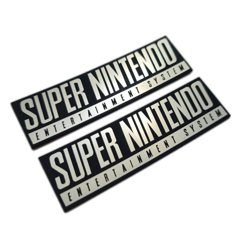 Super Nintendo Sticker Case Badge Decal Aufkleber Decal TWO | Etsy