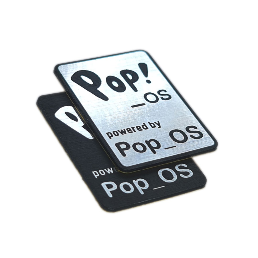 Pop Os Linux Sticker Badge Emblem Aufkleber Decal - TWO Emblems - Etsy
