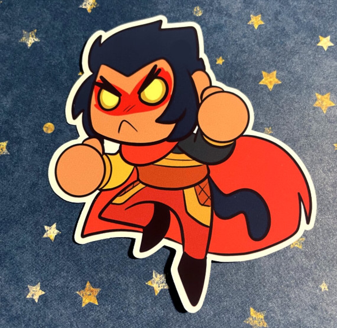 LMK Cute Chibi Matted Stickers - Etsy