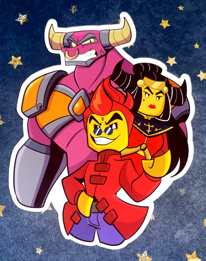 LMK Noodle Boy Demon Family and the Hero and Warrior - Etsy