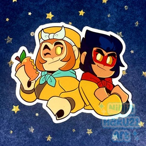 LMK| Wukong and Macaque 3 Inch Tall Matted Sticker - Etsy