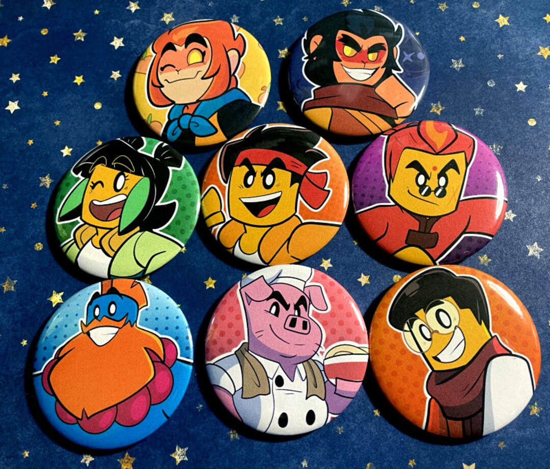 LMK | the Heroes| 2.25 Button Pins| Fanmade - Etsy