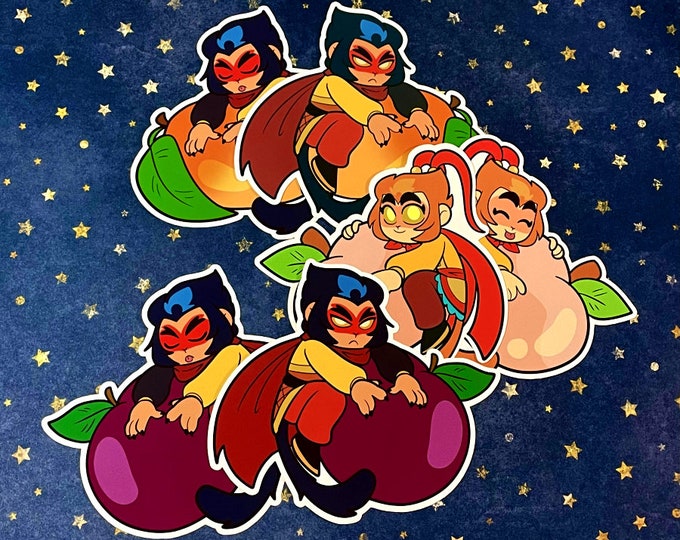 LMK the Hero and the Warrior Peaches Mangoes and Plums - Etsy