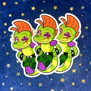 FNAF:SB 3-3.5 Inch Chibi Animatronic Matted Stickers - Etsy