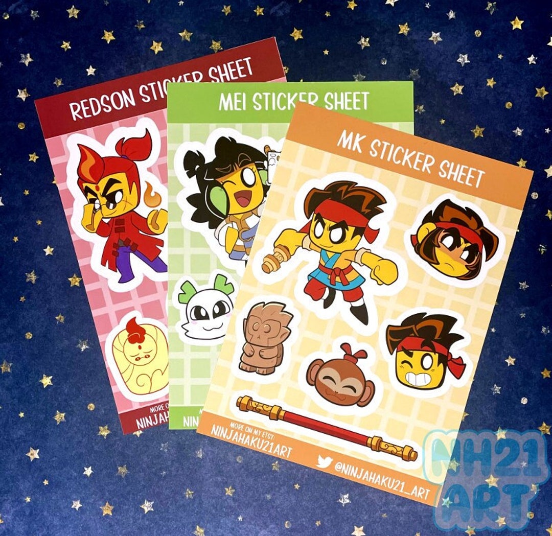 LMK Sticker Sheets Matted Stickers - Etsy
