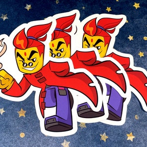 LMK Demon Family Matted Stickers - Etsy