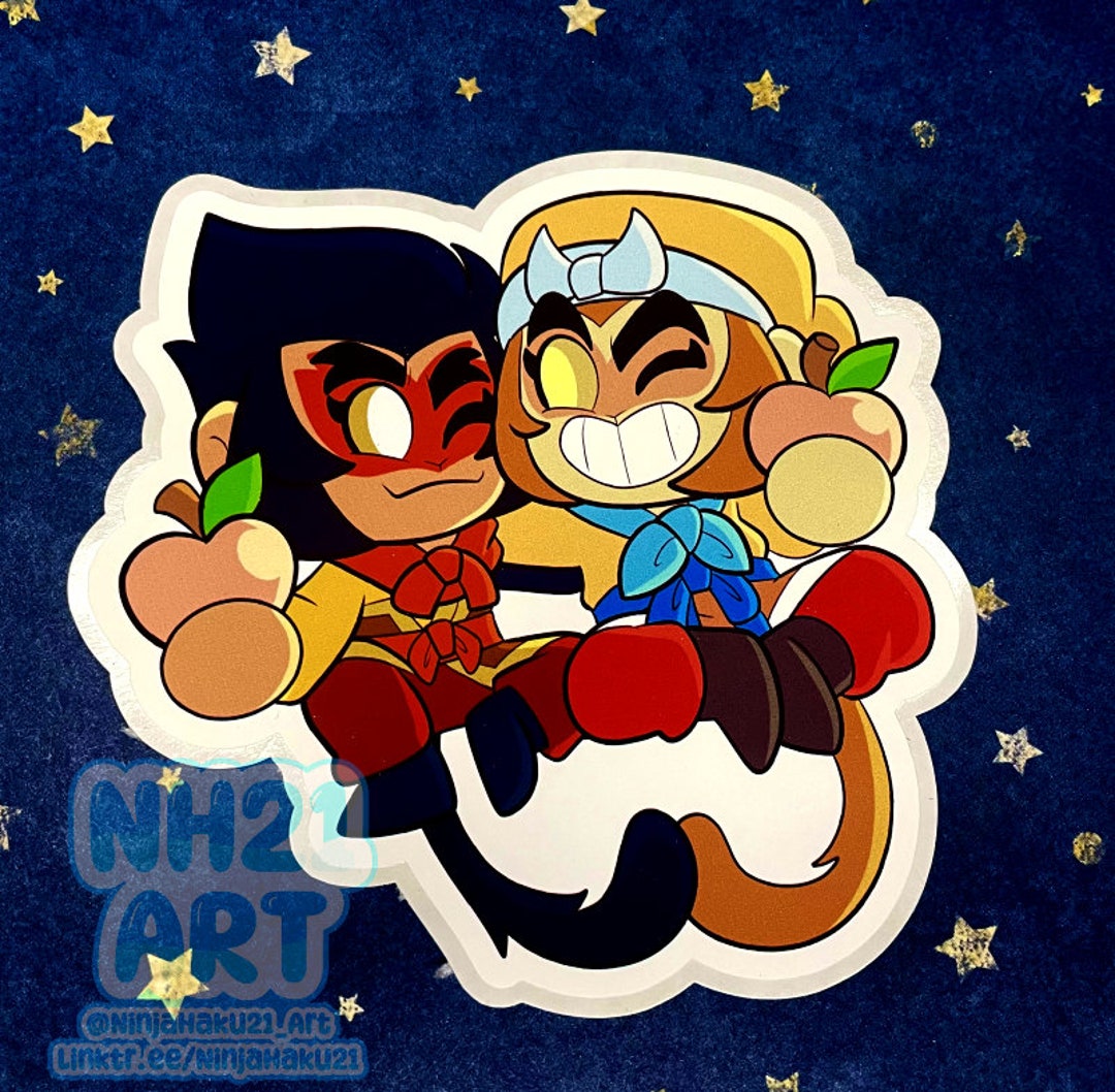 LMK| Past Wukong and Macaque Matted Sticker - Etsy