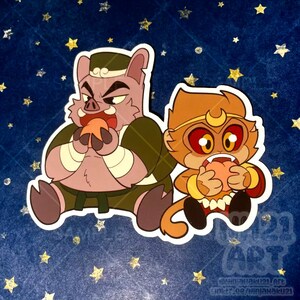 JTTW | Pilgrim Chibi Matted Stickers - Etsy