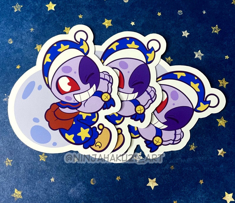FNAF: Security Breach Sun and Moon Chibi 3 Inch Matted - Etsy