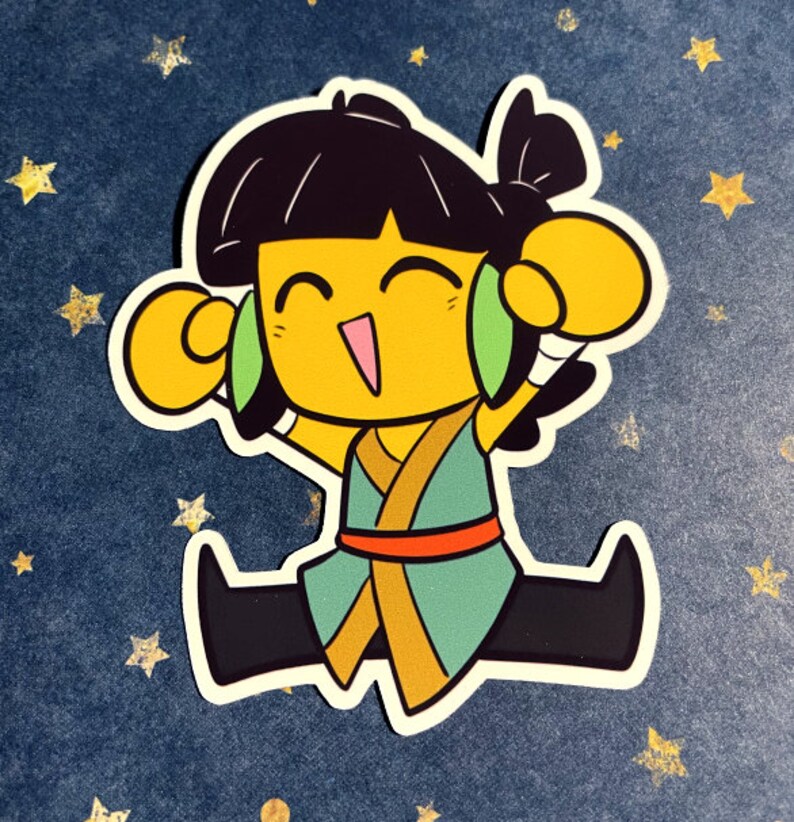 LMK Cute Chibi Matted Stickers - Etsy