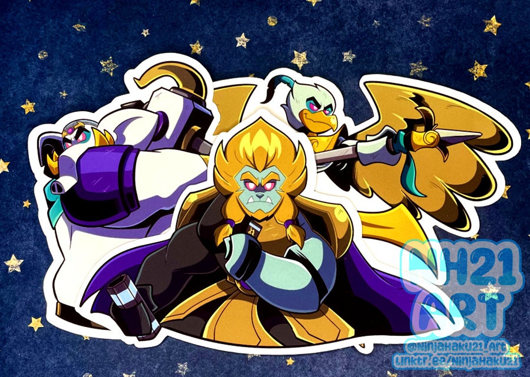 The Brotherhood: Matted Stickers - Etsy