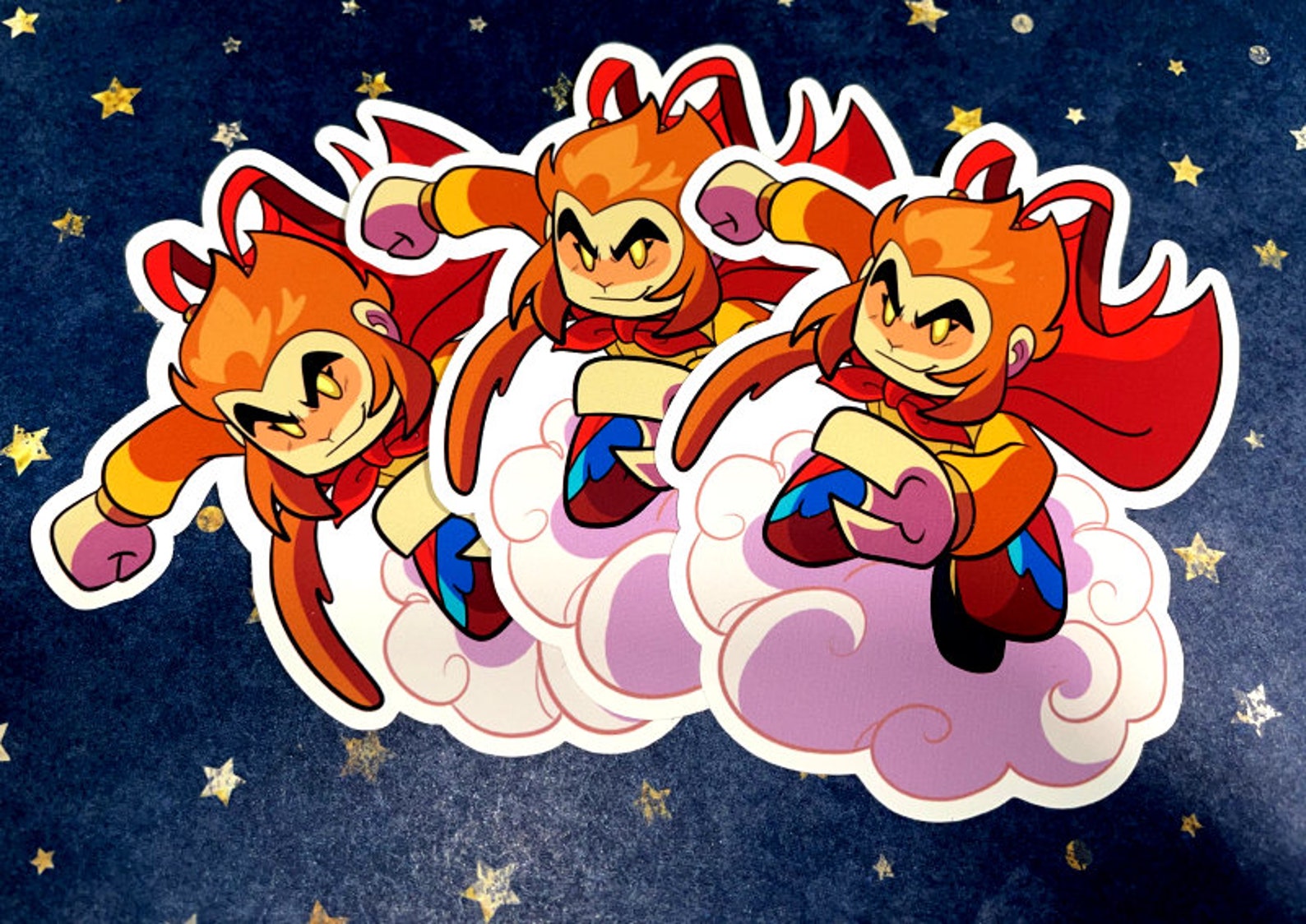 LMK Wukong and Macaque the Hero and the Warrior Matted and - Etsy Australia