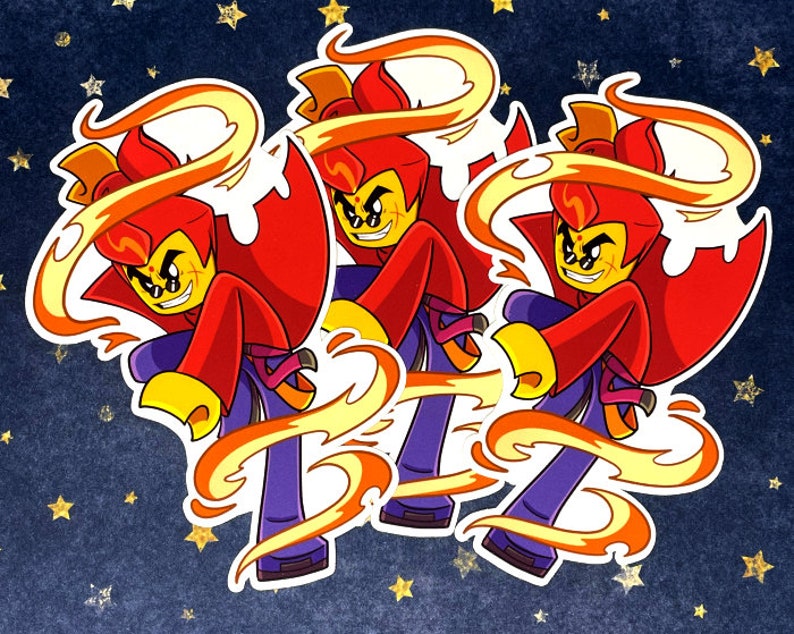 LMK MK Mei Red Son traffic Light Trio Matted Stickers - Etsy