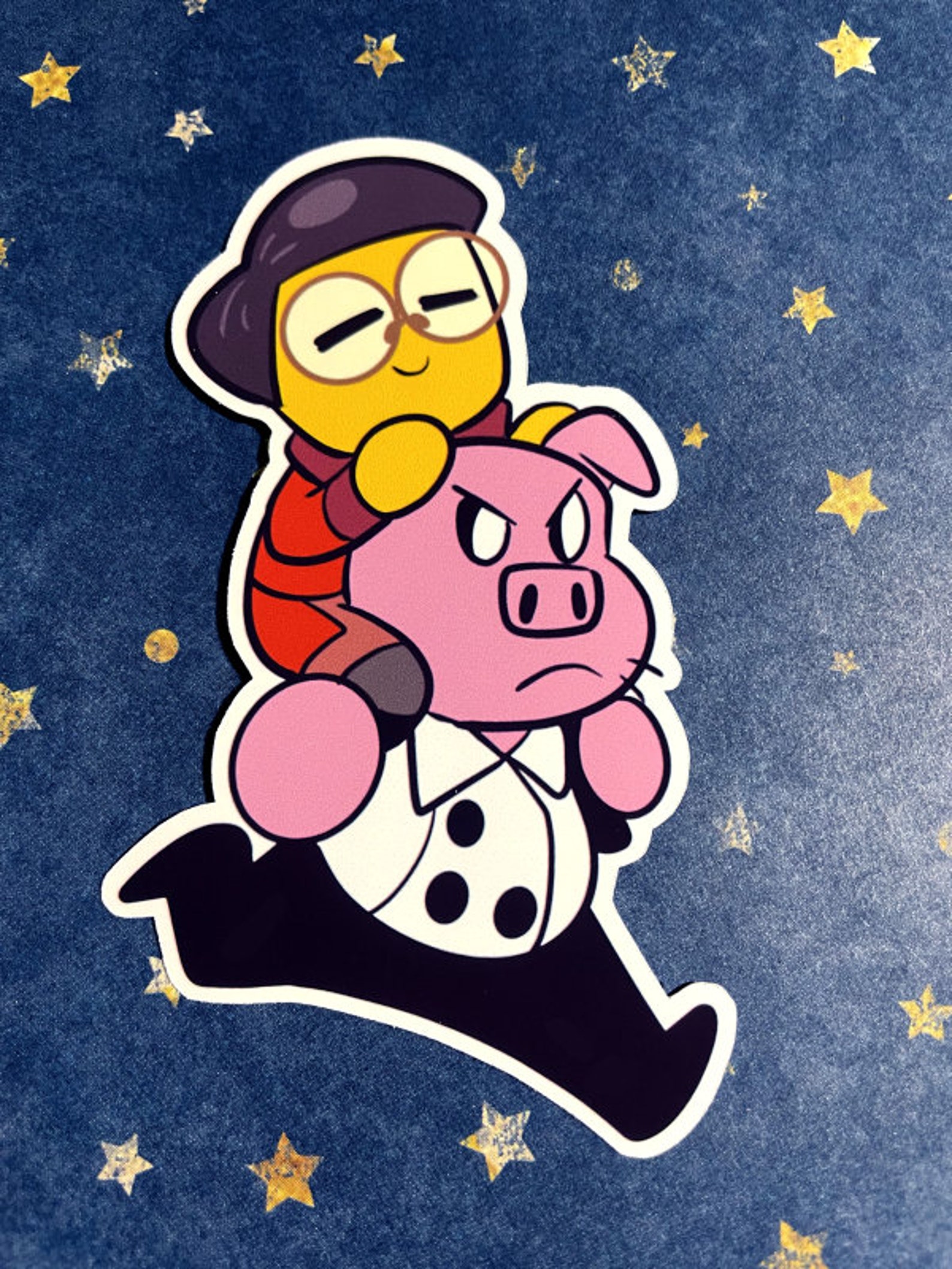 LMK Cute Chibi Matted Stickers - Etsy