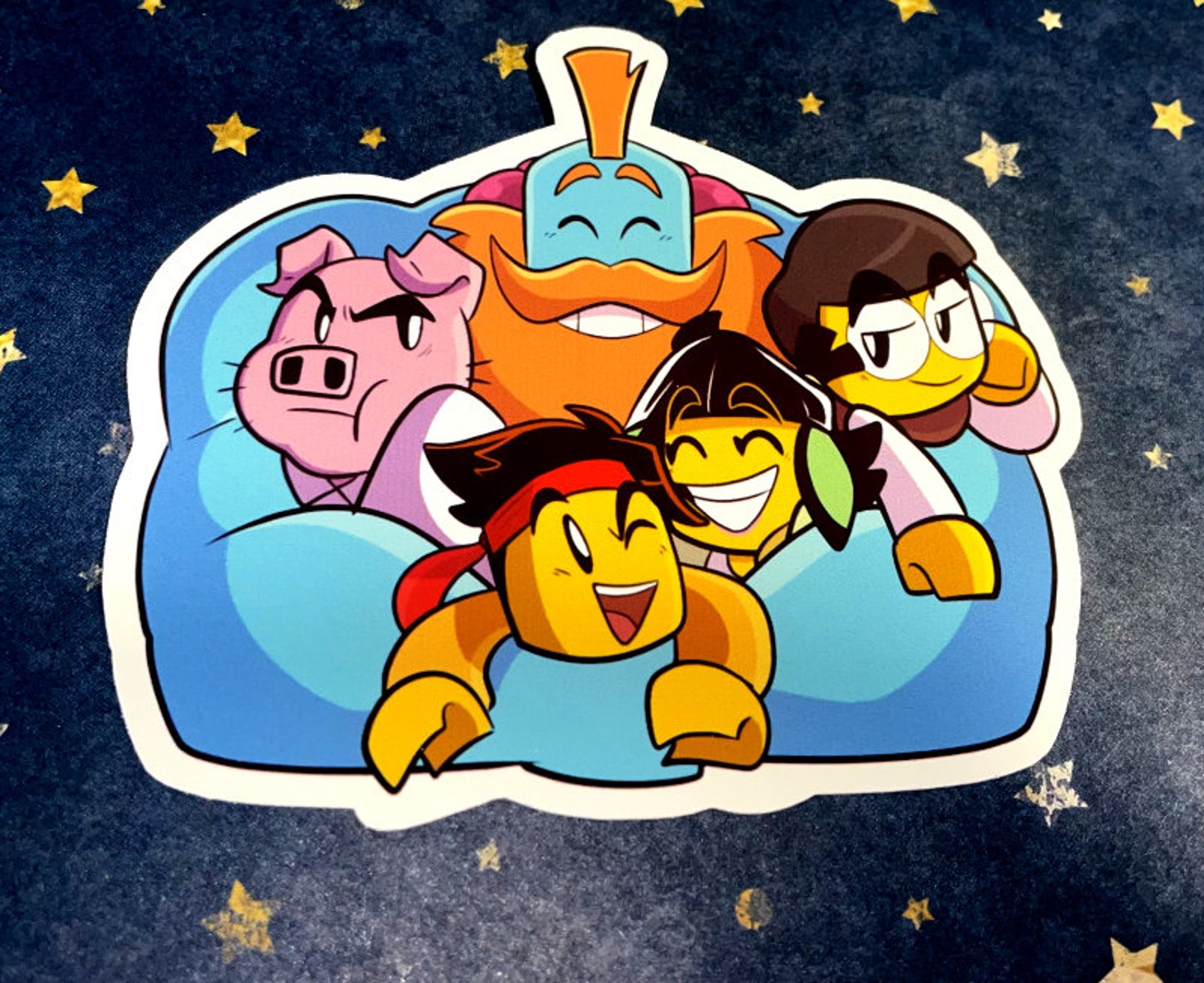 LMK Noodle Boy Demon Family and the Hero and Warrior - Etsy