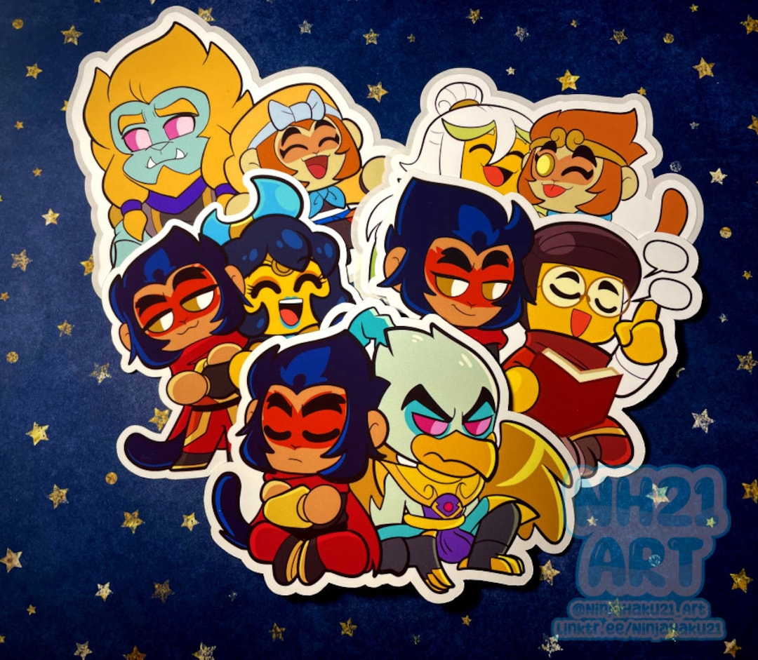 LMK| the Hero and the Warrior Shipping/duo Fanmade Matted Stickers - Etsy