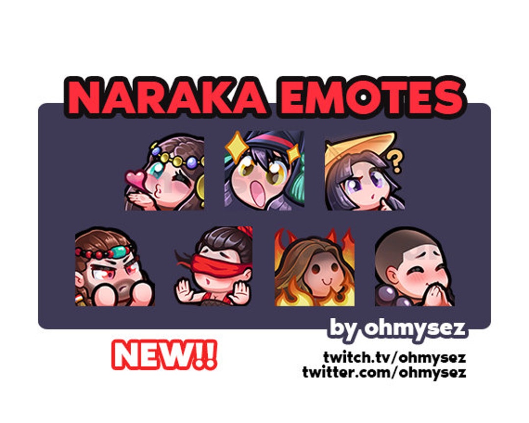 Naraka Bladepoint Emotes - Yoto Kurumi Matari Tarka Temulch Tian Viper ...