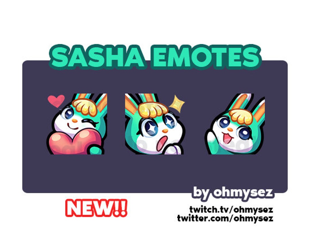 Animal Crossing Sasha Emotes - Etsy