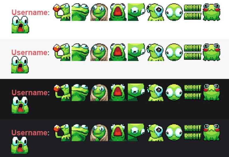X10 Pixel Art Emote Set | Twitch | Discord | Pre-made | Ready to Use #2 ...