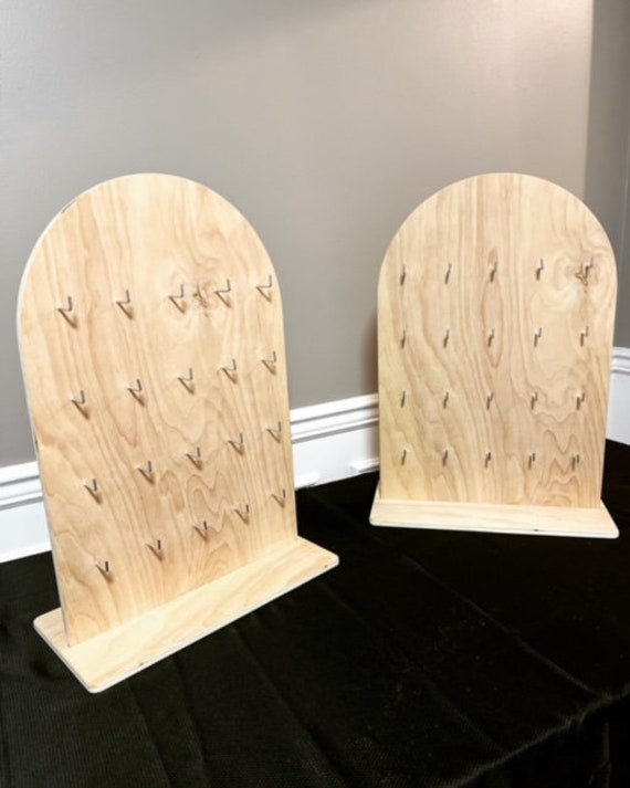 Table Stand With Hooks/earring Display/market Display - Etsy