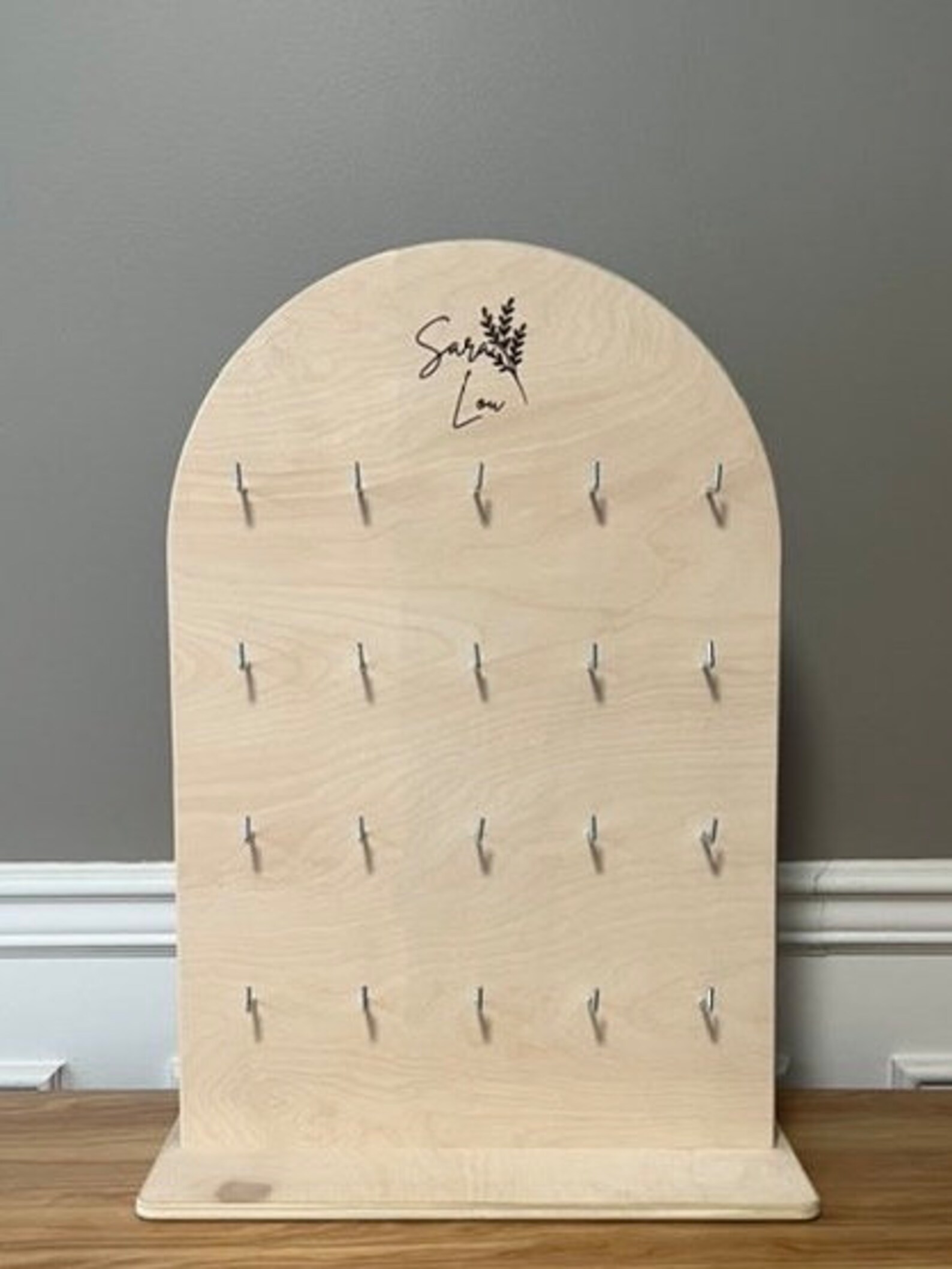 Table Stand With Hooks/earring Display/market Display - Etsy