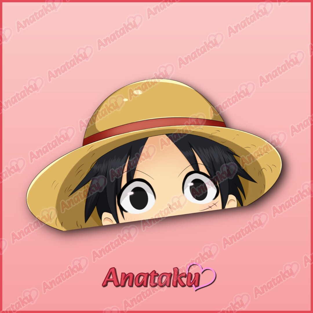Luffy Chibi Peeker - Etsy