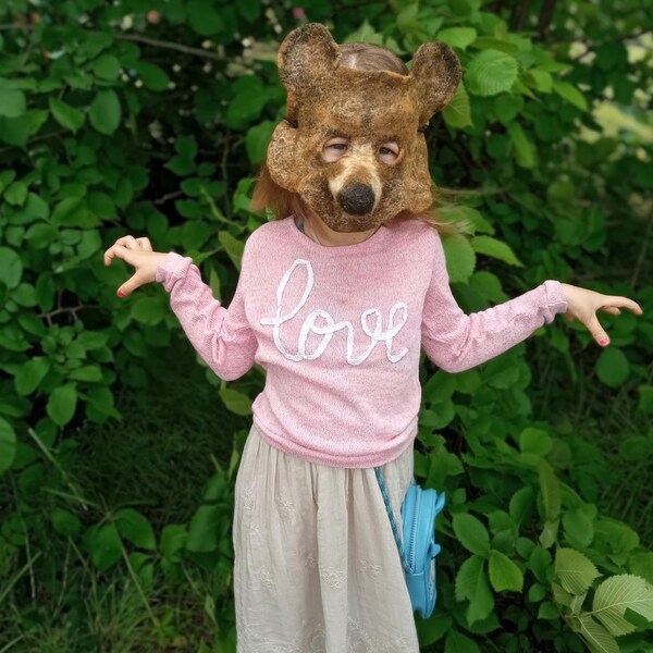 Scary Bear Mask - Etsy