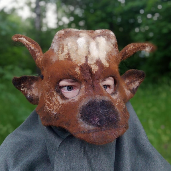 Bull Mask - Etsy