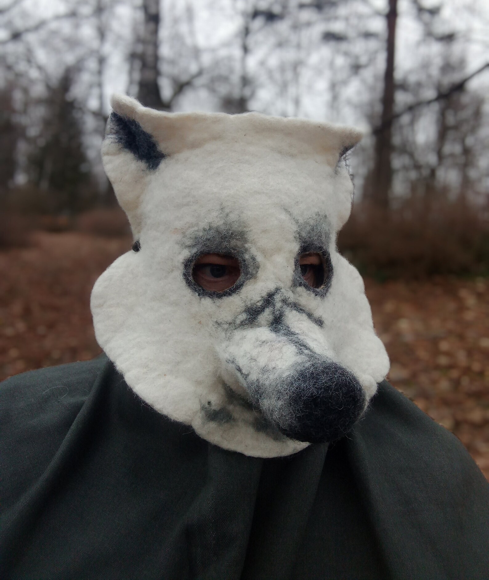 Luxury Felt Bear Mask for Adults Unisex.festival Headdress.carnival ...