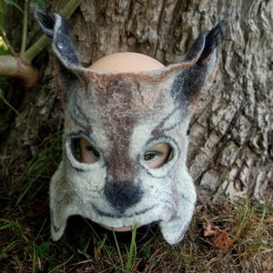 Felted Mask of Lynx/cat Unisex Adult.festival Headwear.carnival Mask ...