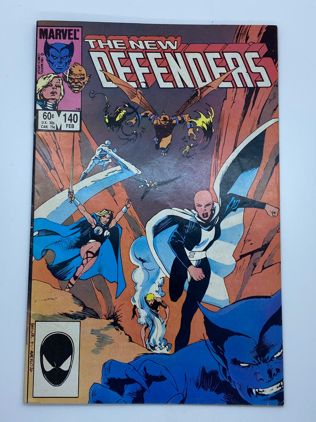 The New Defenders Comic Book Vol 1 140 Februar 1985 Marvel - Etsy ...