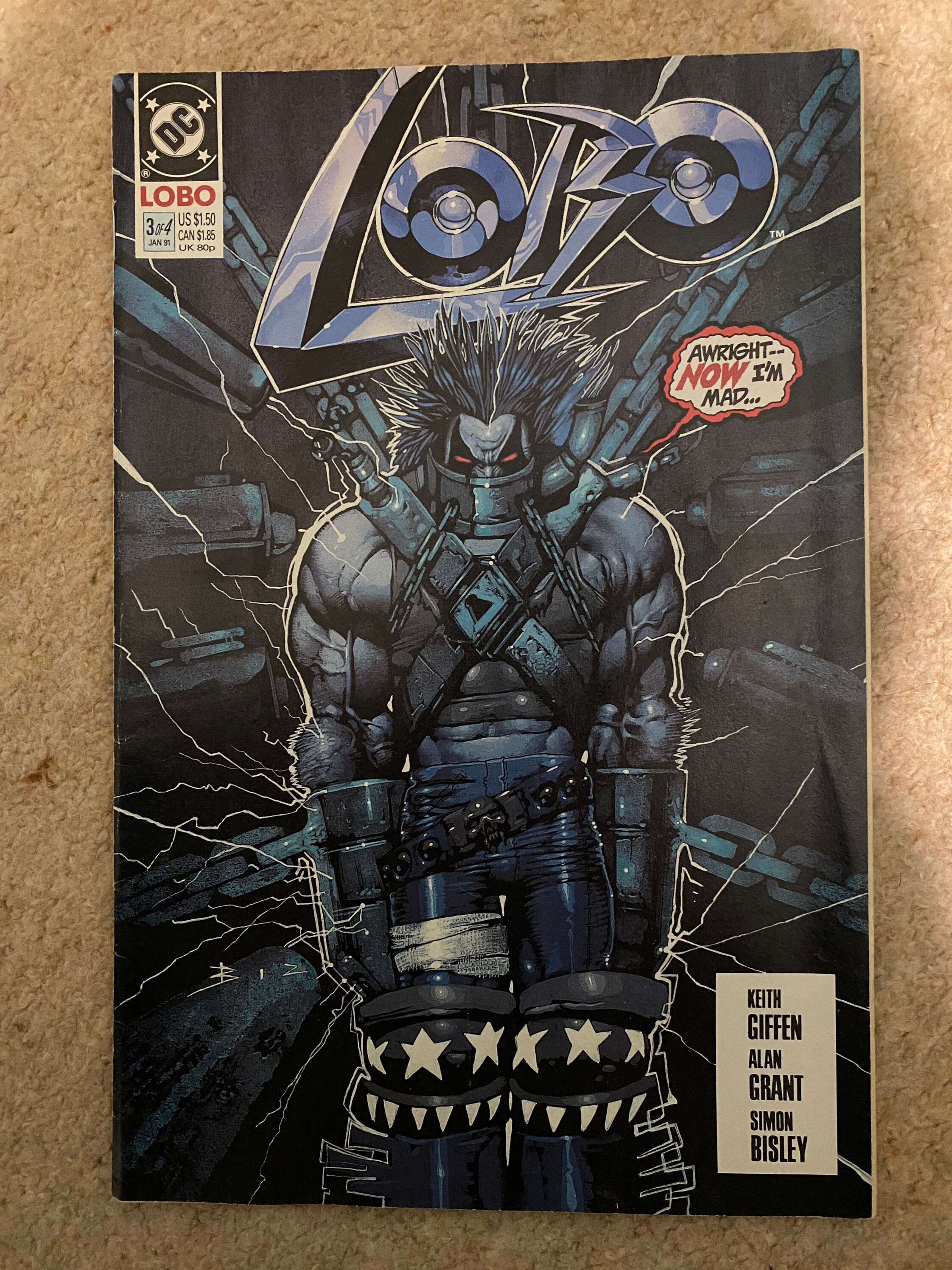 Lobo Comic Card