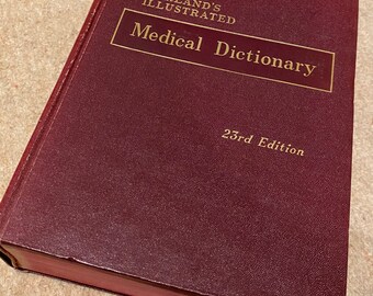 Medical Dictionary | Etsy