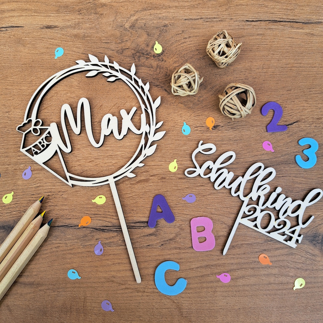 Cake Topper Back to School 2025 Personalized, School Enrollment, Cake ...