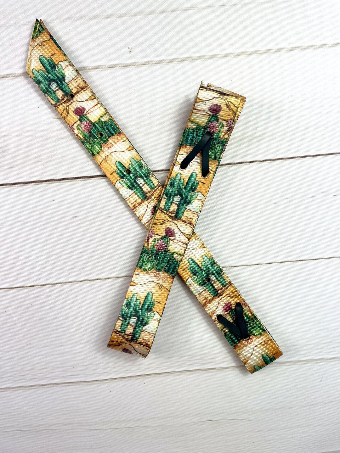 Desert Cactus Sunset Cinch Strap Set - Etsy