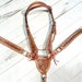 Floral Tooled Gladiator Style Leather Tack Set - Etsy