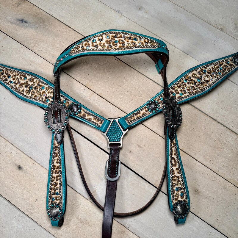 Leopard Leather Tack - Etsy