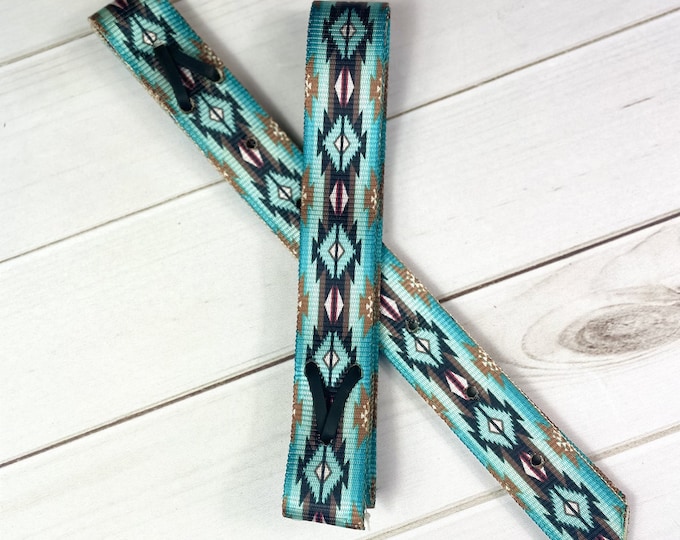 Aztec Cinch Strap Set, Latigo Strap, off Billet Strap, Western Saddle ...