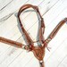 Floral Tooled Gladiator Style Leather Tack Set - Etsy