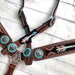 Red, Black, Teal Beaded Arrow Tack Set - Etsy