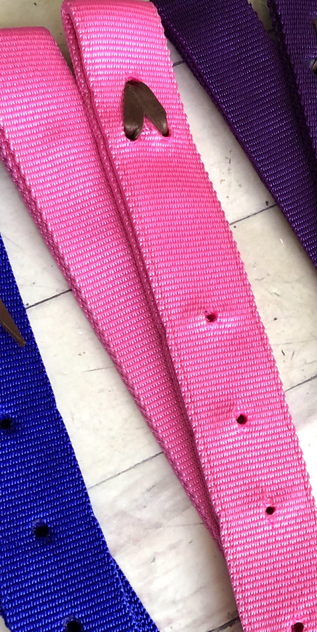 Pink Cinch Strap Set - Etsy