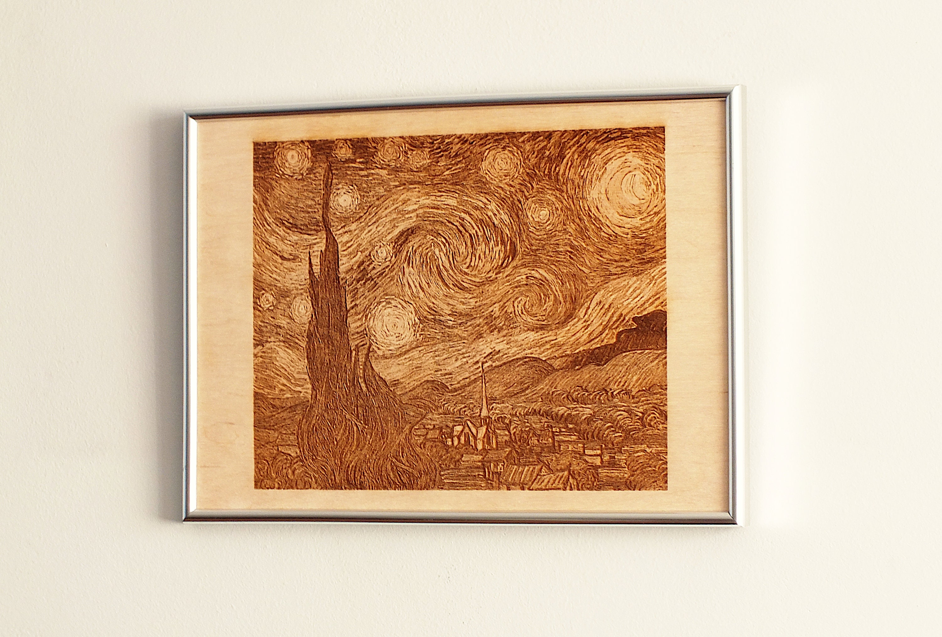 Starry Night. Digital Files for Laser Engraved. Glowforge and for All ...